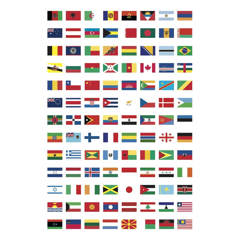 Poppik Discovery Stickers - Flags of the World – Big Dreams by Agent88 ...